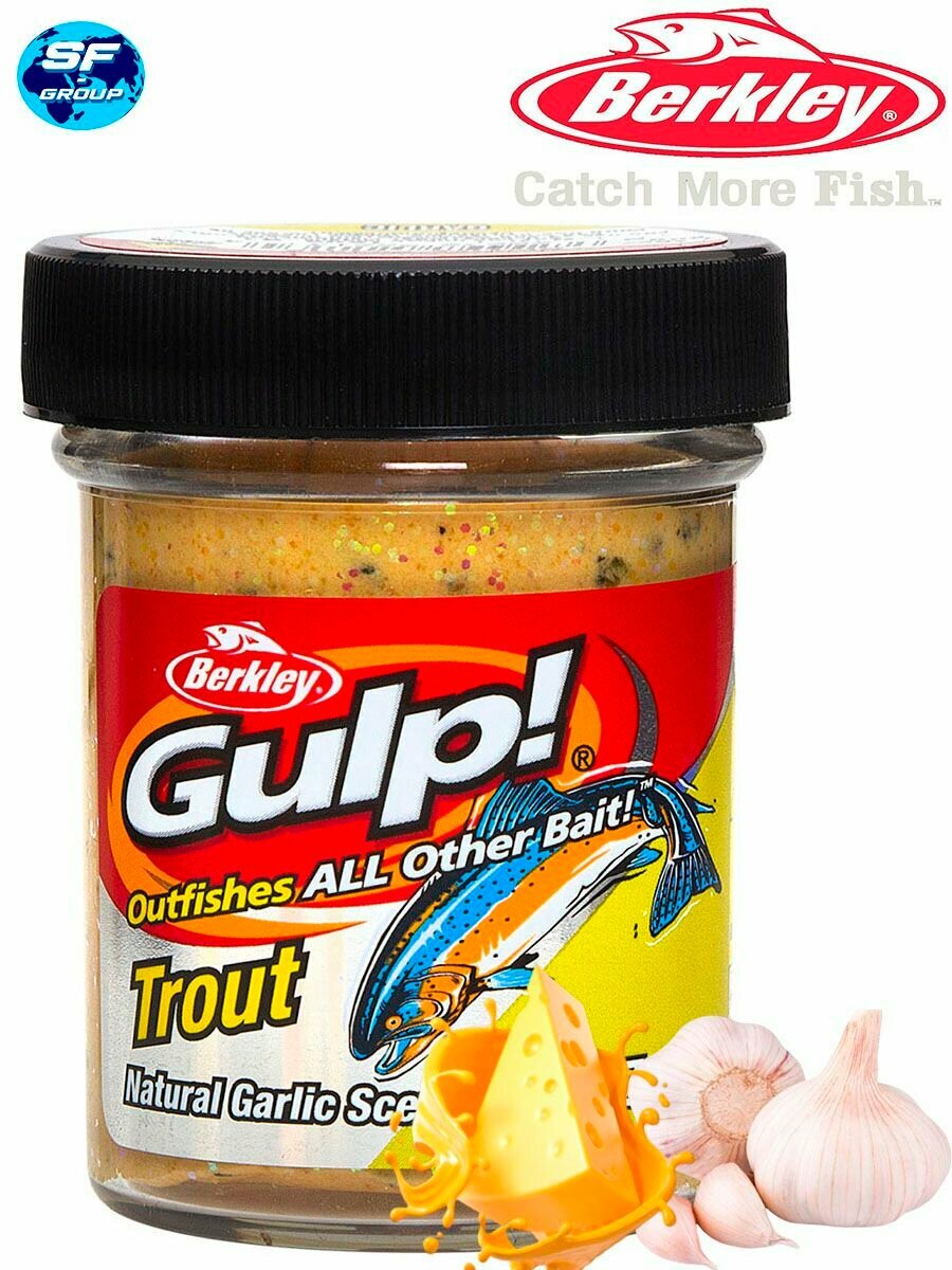 Паста Berkley Gulp Trout Natural Garlic Scent Chunky Cheese 50g