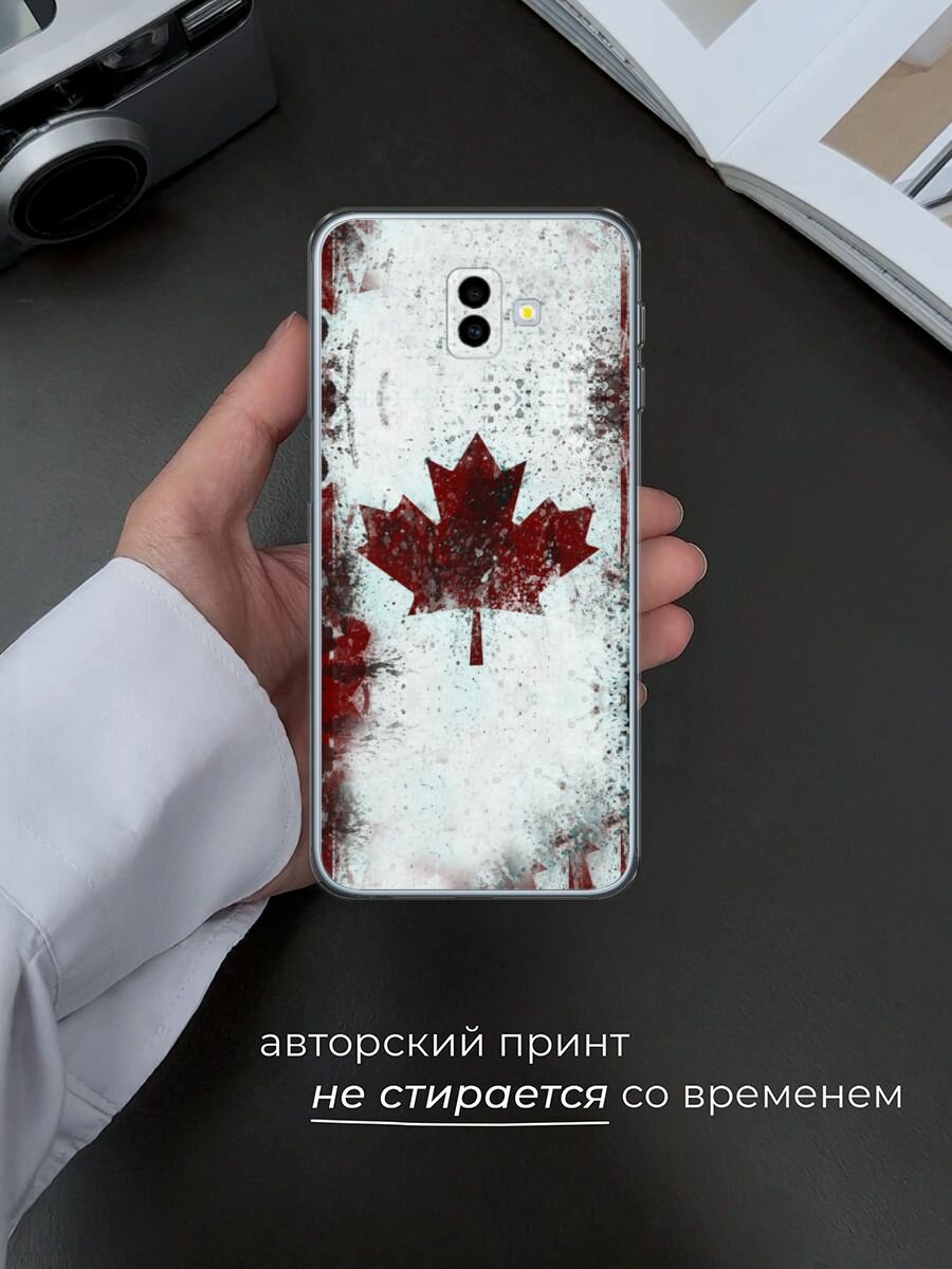 Чехол на Samsung Galaxy J6 + / Самсунг Галакси J6 Плюс 2018 с принтом "Канада" — фото 1