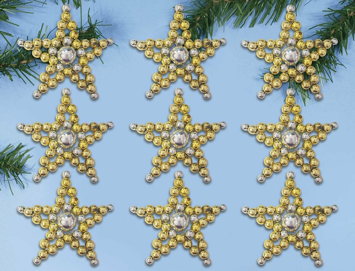 Набор для создания елочных украшен DESIGN WORKS ий "Свет звезд"