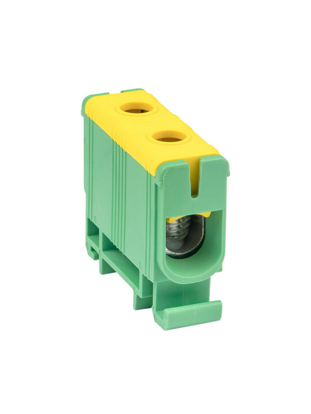 Клемма на 2 провода КСВ 16-50 2,5-50 кв. мм с пастой (plc-kvs-16-50-y-green)