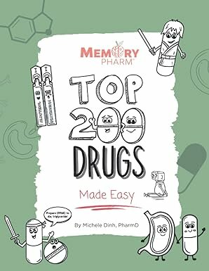 Top 200 Drugs Made Easy: Pharmacology Coloring Book Paperback August 23, 2022