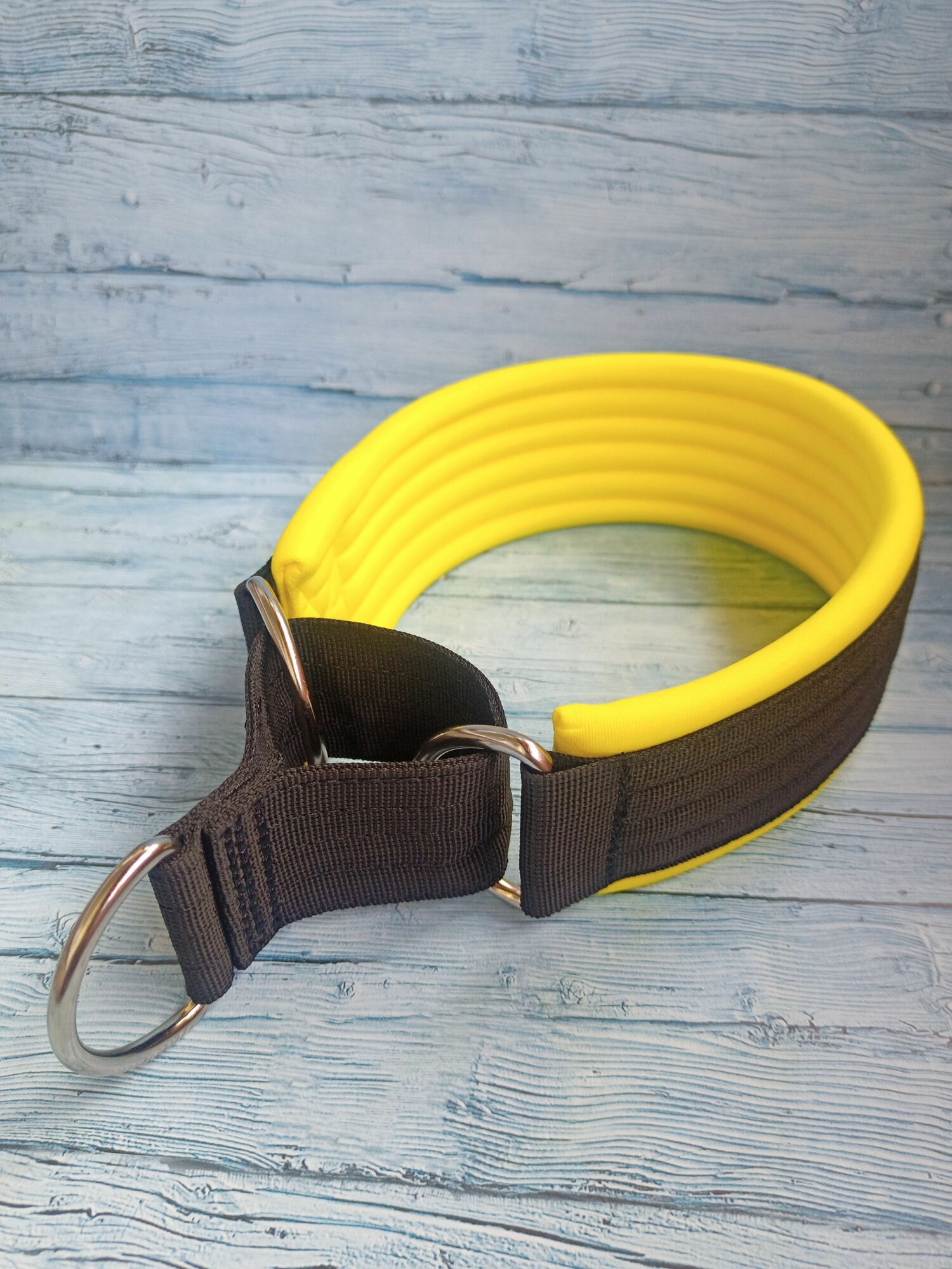 Ошейник для собак средних и крупных пород, ошейник Мартингейл широкий 6 см. обхват 50-60 см