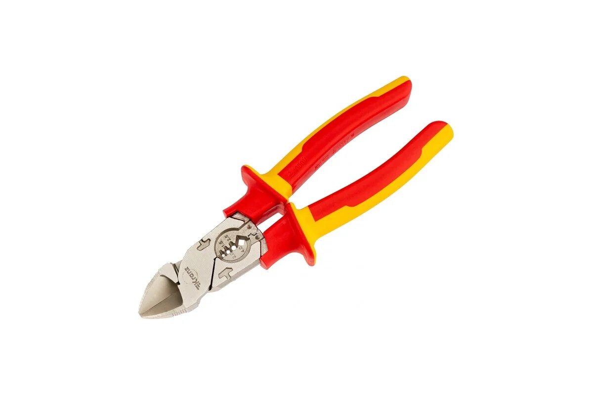 KRANZ KR-12-4652-3 бокорезы диэлектрические 206 мм многофункциональные для слесарных работ