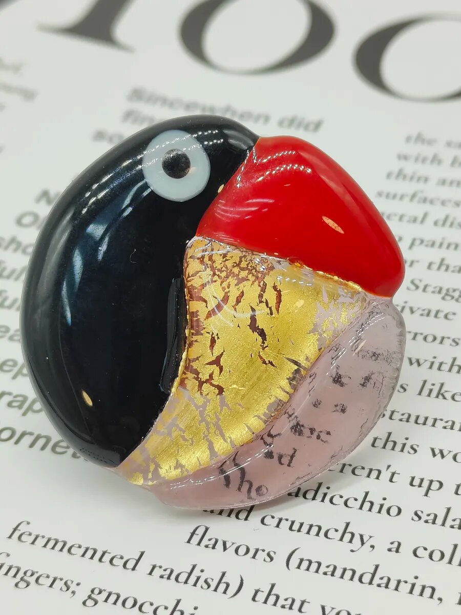 Кольцо, муранское стекло, стекло