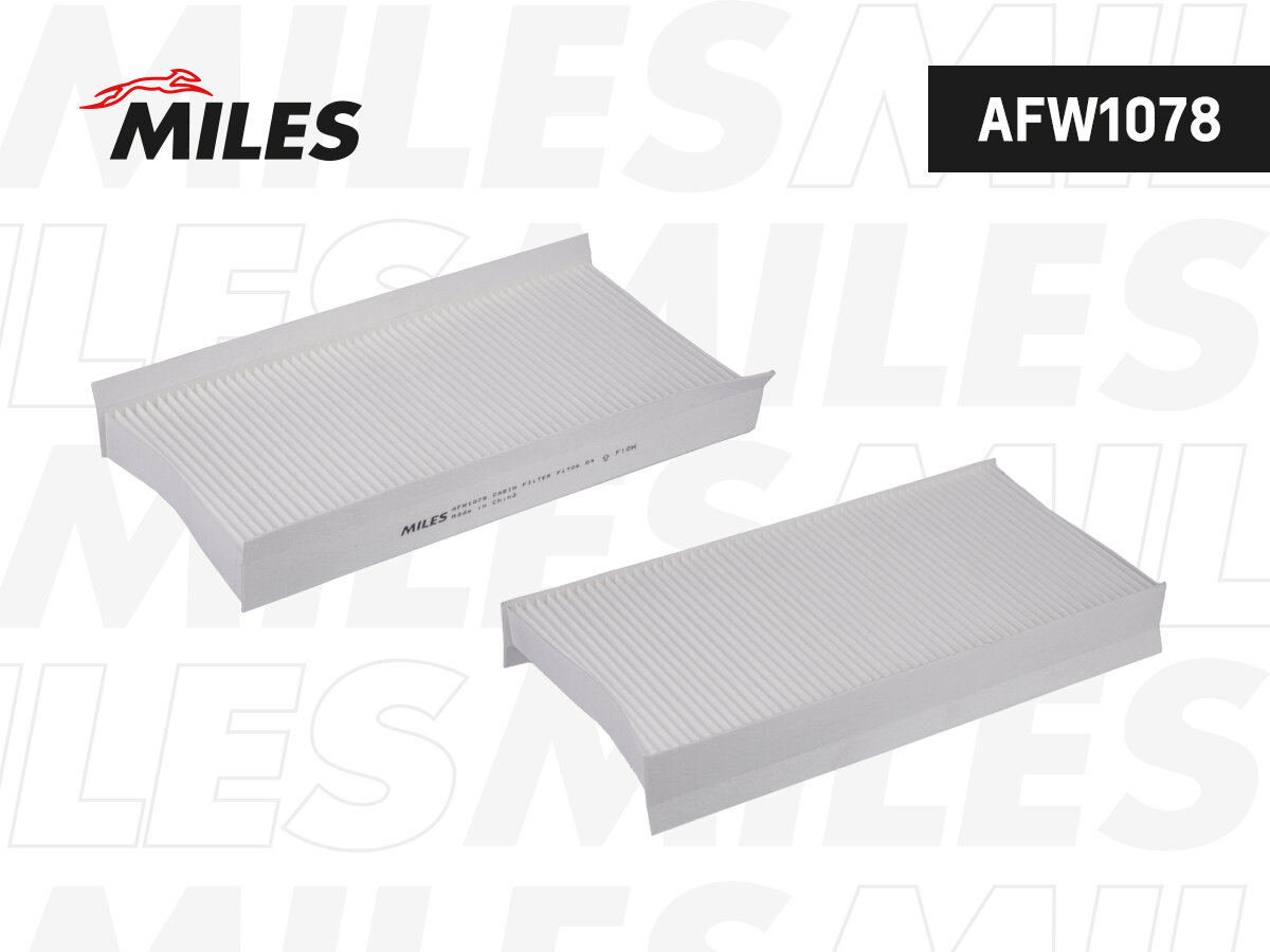 MILES Фильтр салона OPEL CORSA 09/00- (FILTRON K1081, MANN CU3337) AFW1078