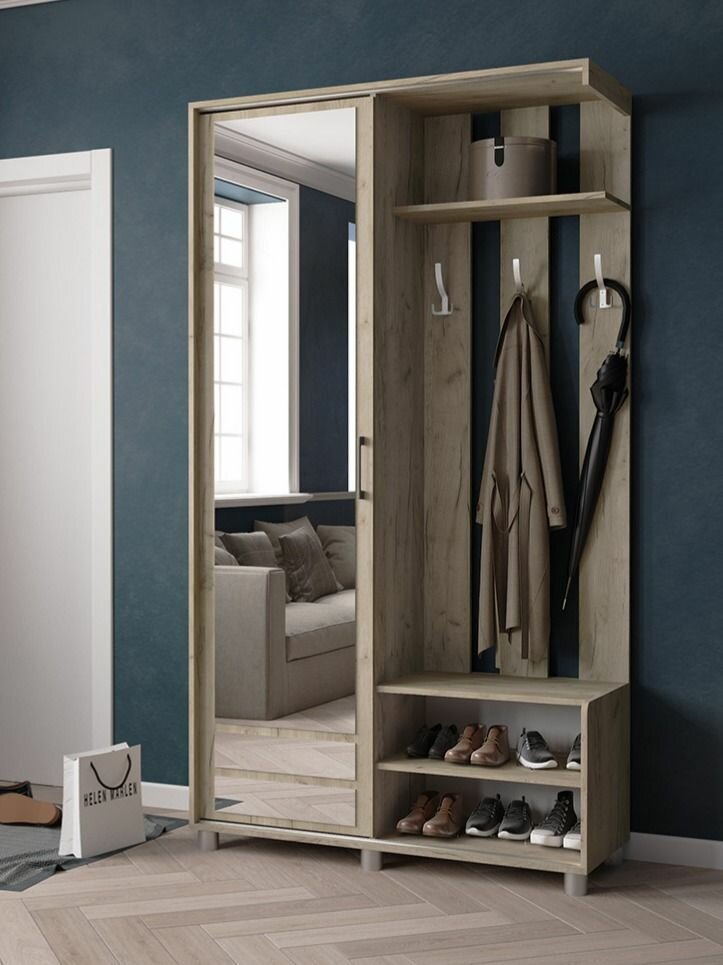 ARNIKA Прихожая Ларго-2, Дуб крафт серый