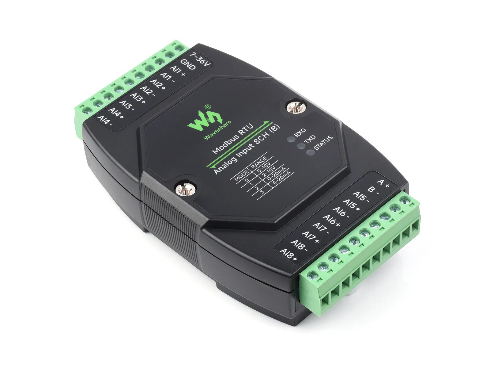 Waveshare Modbus RTU 8CH Analog Input 0-5V — фото 1