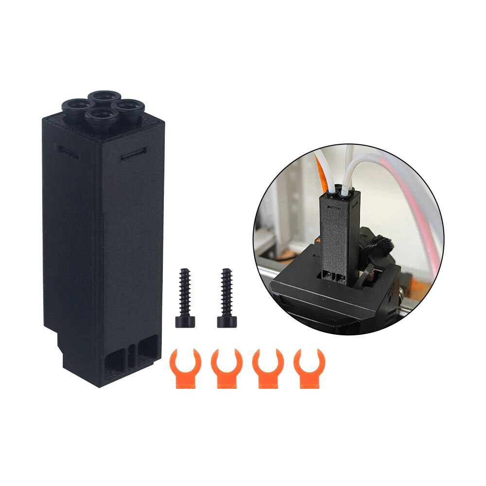 Для KOBRA 3/3 Max/S1/S1C 4-цветный концентратор нити - детали для 3D-принтера, концентратор 4 в 1