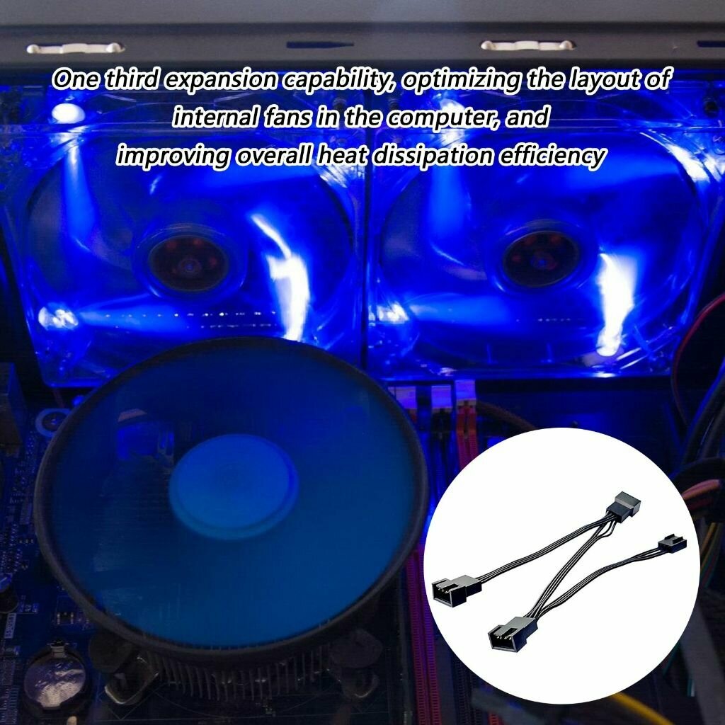 Материнская плата компьютера 4PIN четырехконтактный одноточечный трехконтактный удлинитель 4Pin кабель-адаптер