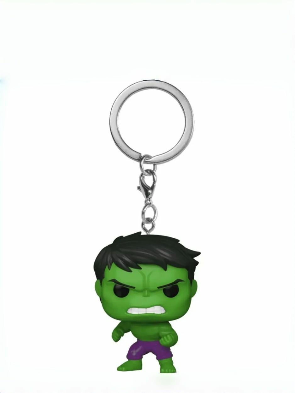 Брелок funko pop Марвел NC Халк, пластик, оливковый, коричневый, 11 см