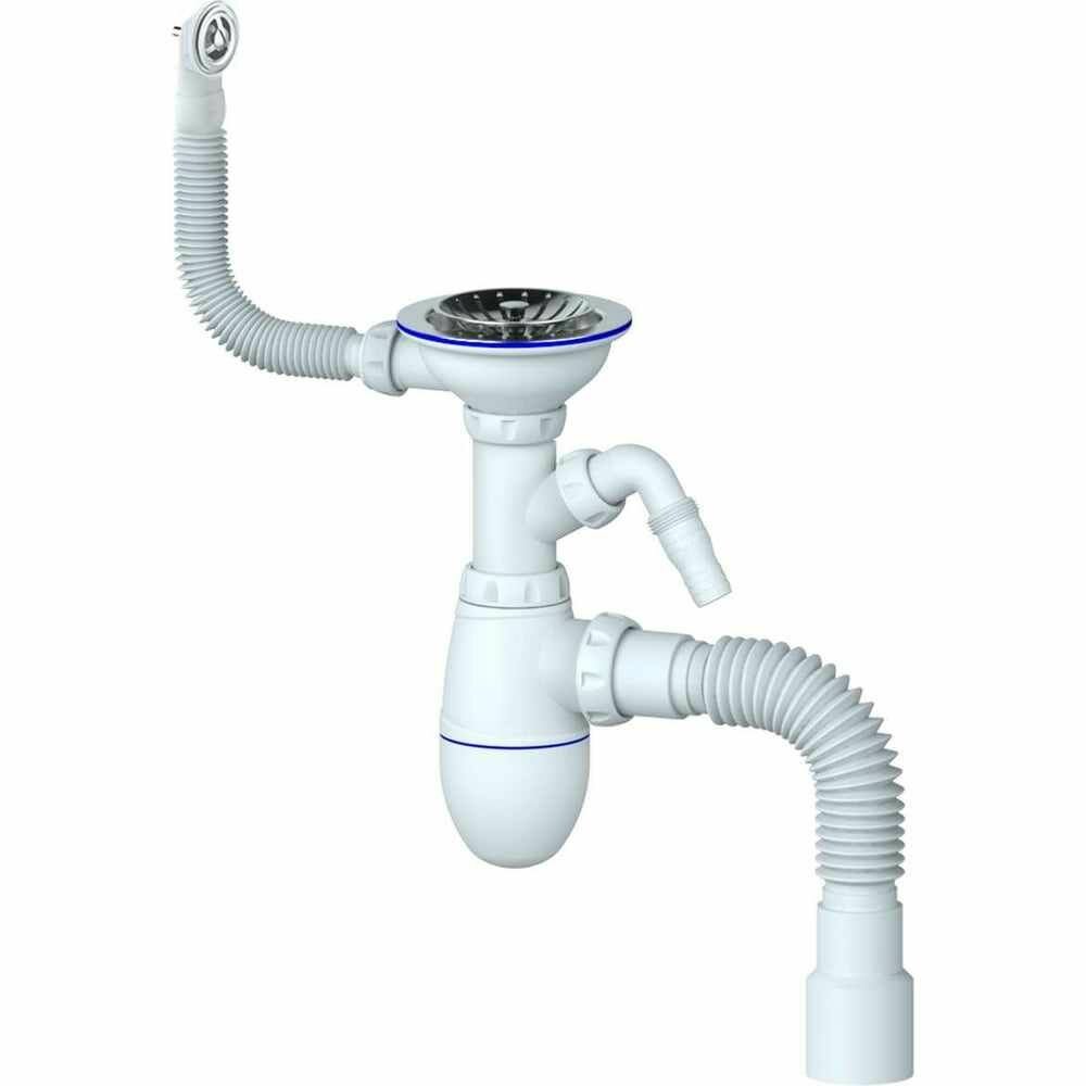 Unicorn Сифон 3 1/2*40 B436VP с круг. перел, с носиком, с гофрой 40*40*50 544821