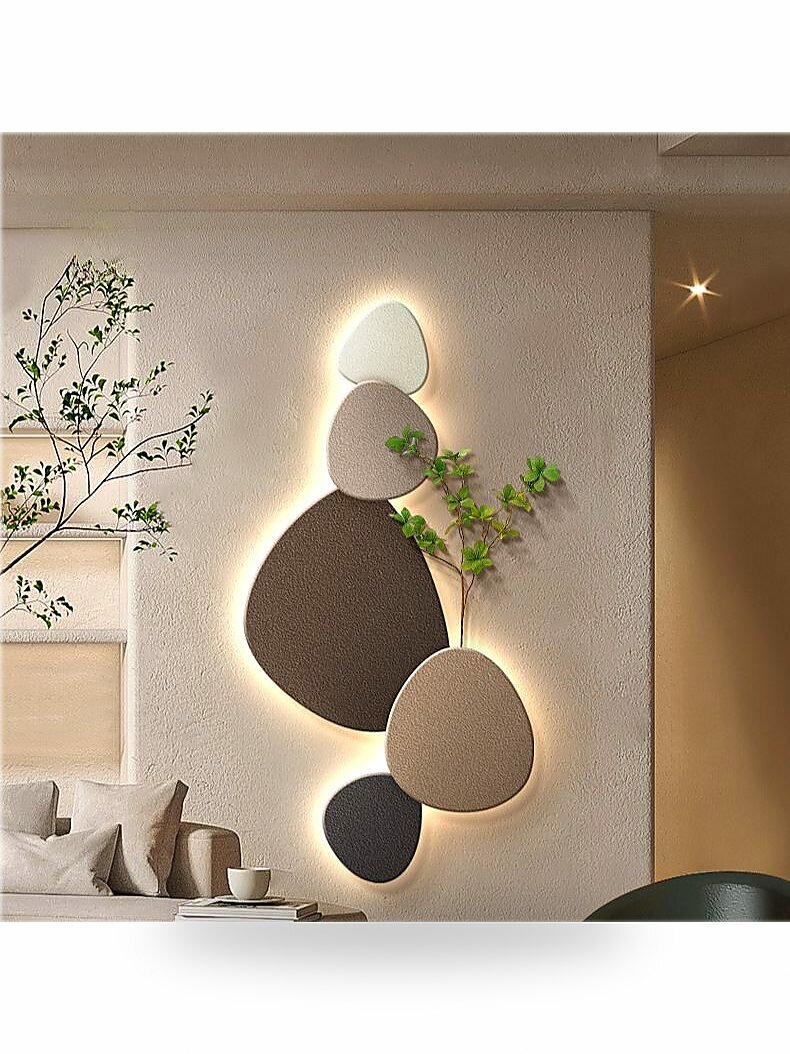 Светильник настенный LED с хрустально-фарфоровой поверхностью