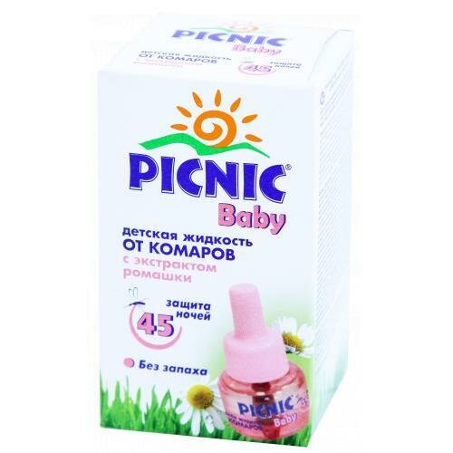 Жидкость от комаров 45 ночей Picnic Baby 30 мл