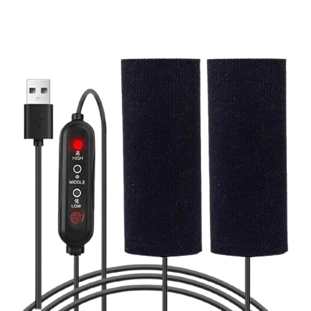 Мотоциклетные ручки с подогревом, 5 В, USB, 3 шестерни, грелка, электрическая ручка с подогревом, нагреватель руля, комплект, аксессуары для мотоциклов