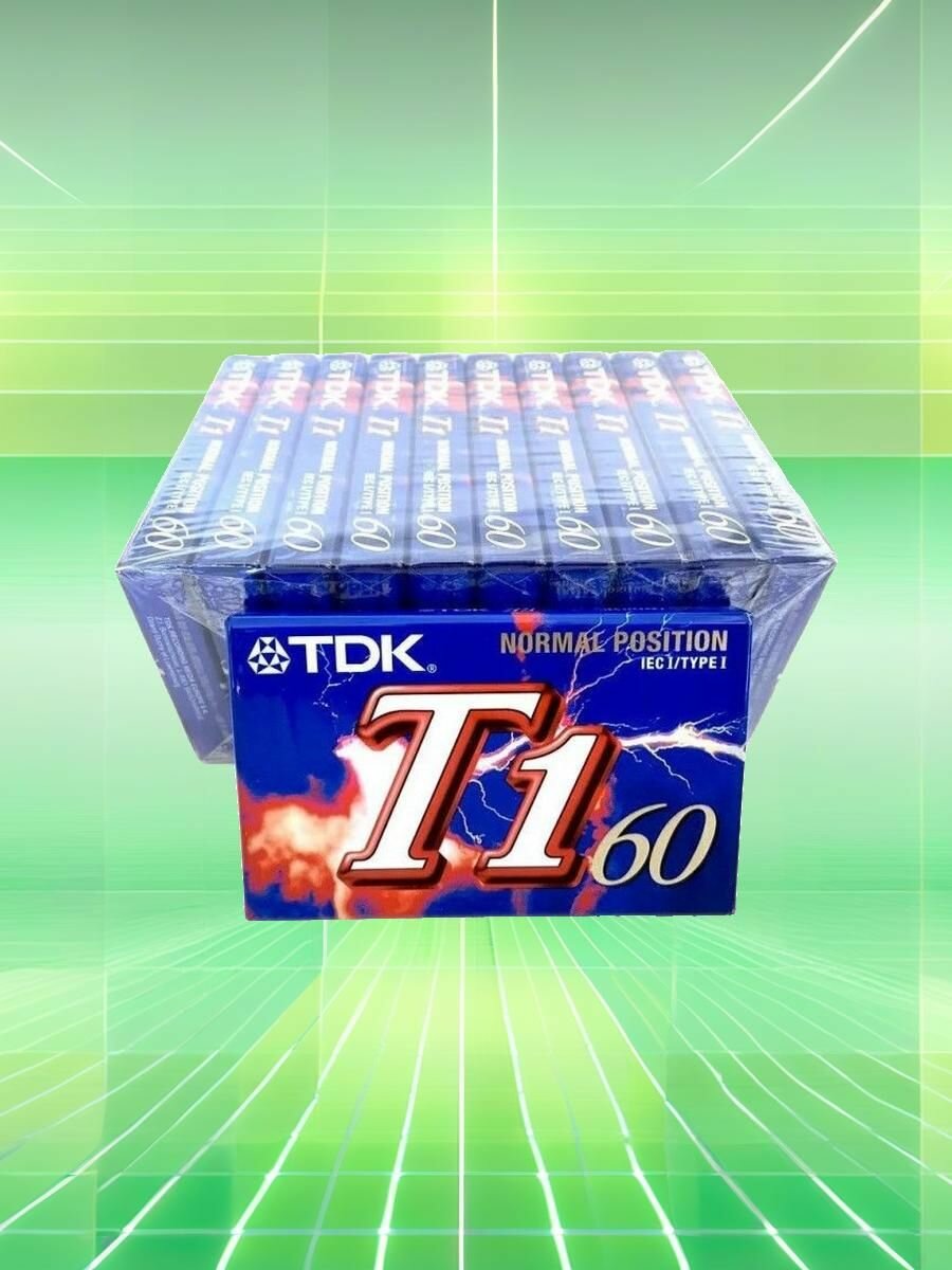 Аудиокассета TDK T1 60 1997 г. (1 шт, 60 мин)