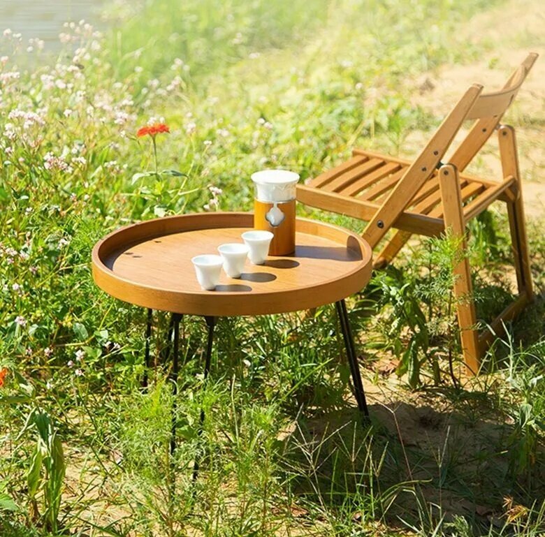 BAMBOO Садовый стол, Бамбук 45х45х36 см