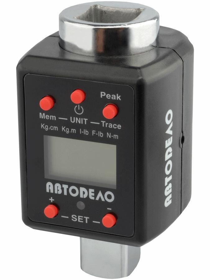 Цифровой динамометрический ключ 3/4" (50-500 Нм), АвтоDело, (40334)