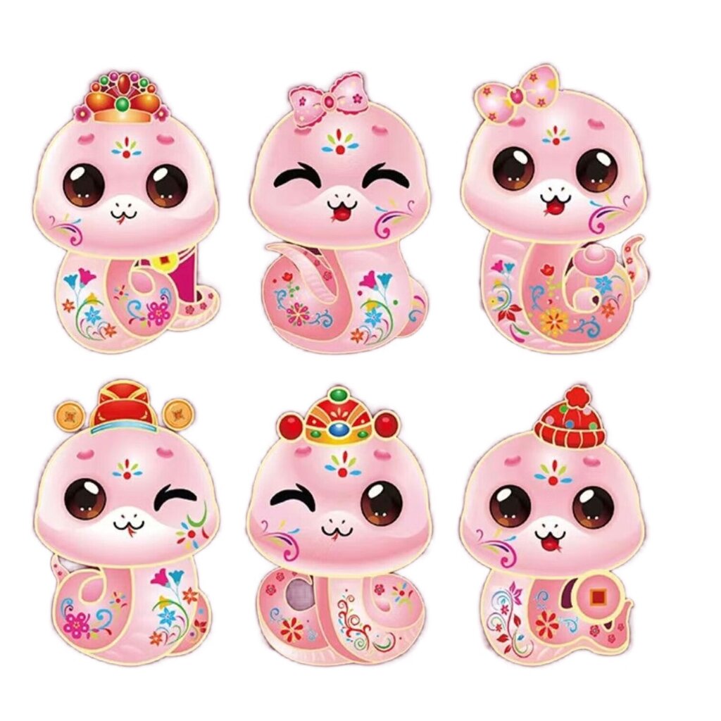 6шт Китайский Денежный Конверт На Удачу Бумажный Денежный Карман Покраснение Конверта Денежный Мешок