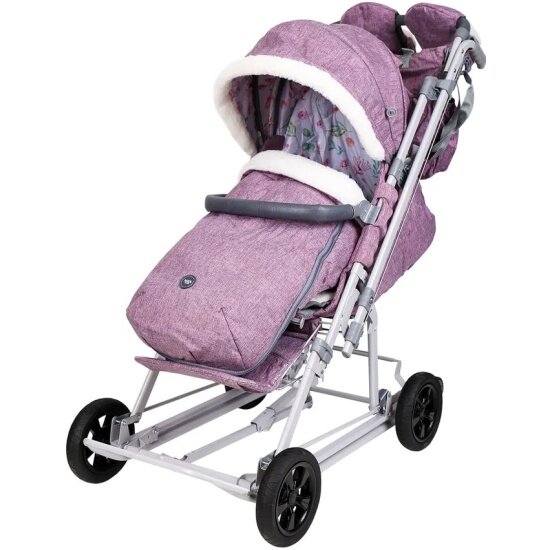 Санки-коляска Nika Ника детям 8-3Н вересковый