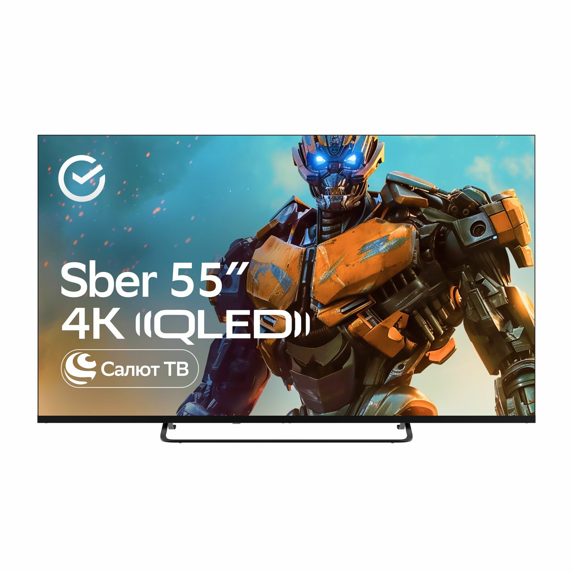 Телевизор Sber SDX-55UQ5236, черный