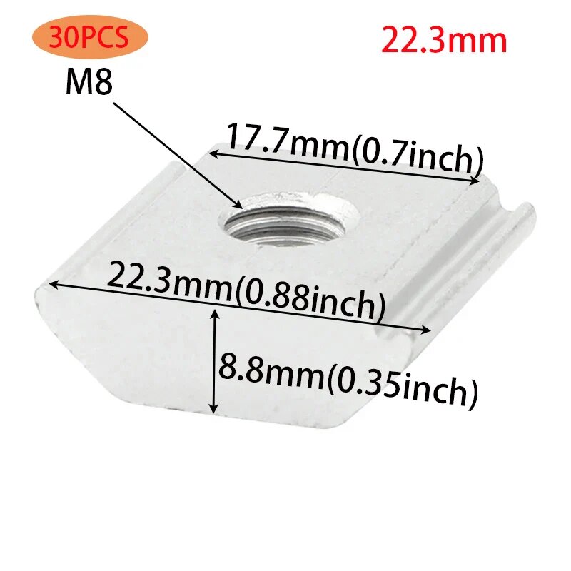 GaiaRay кронштейны для солнечных панелей из алюминия 22.3mm