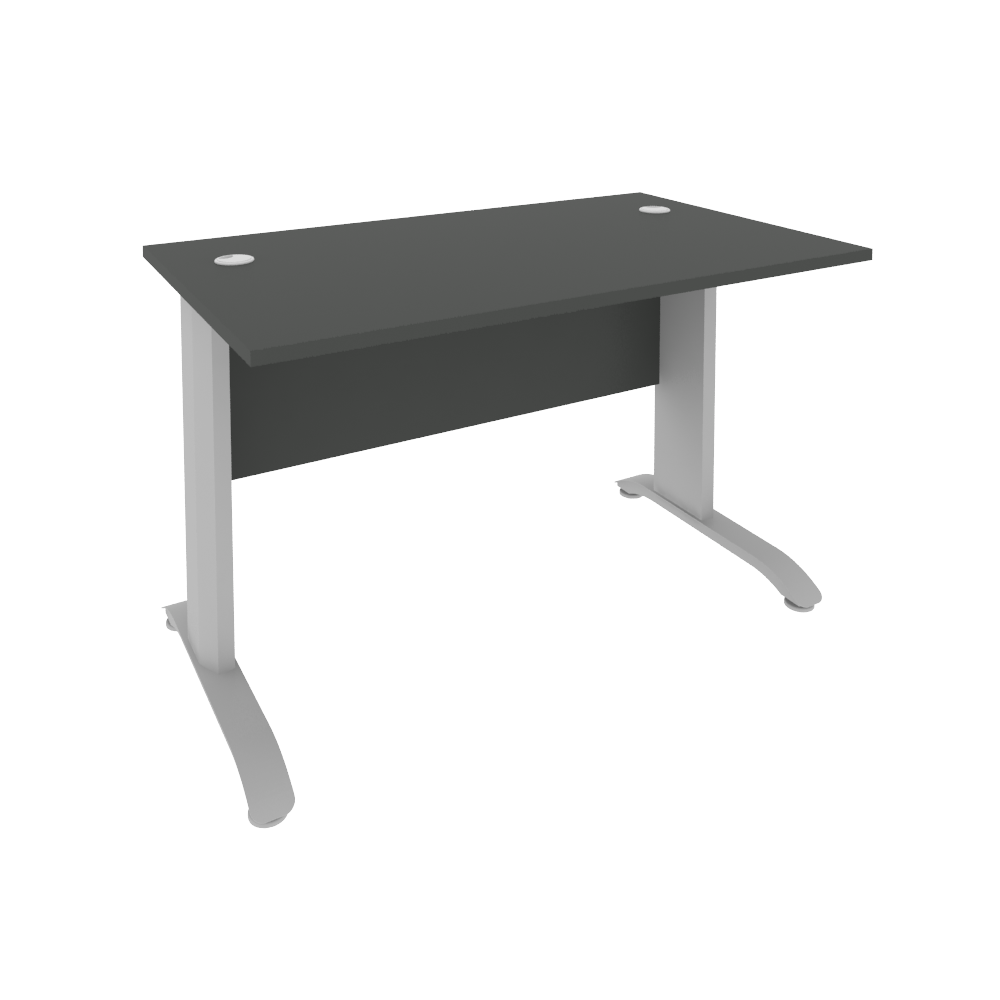 Письменный стол на Т-образном металлокаркасе L.PRO Лайт/Lite M. CT-2 Антрацит L. PRO 1200*720*750