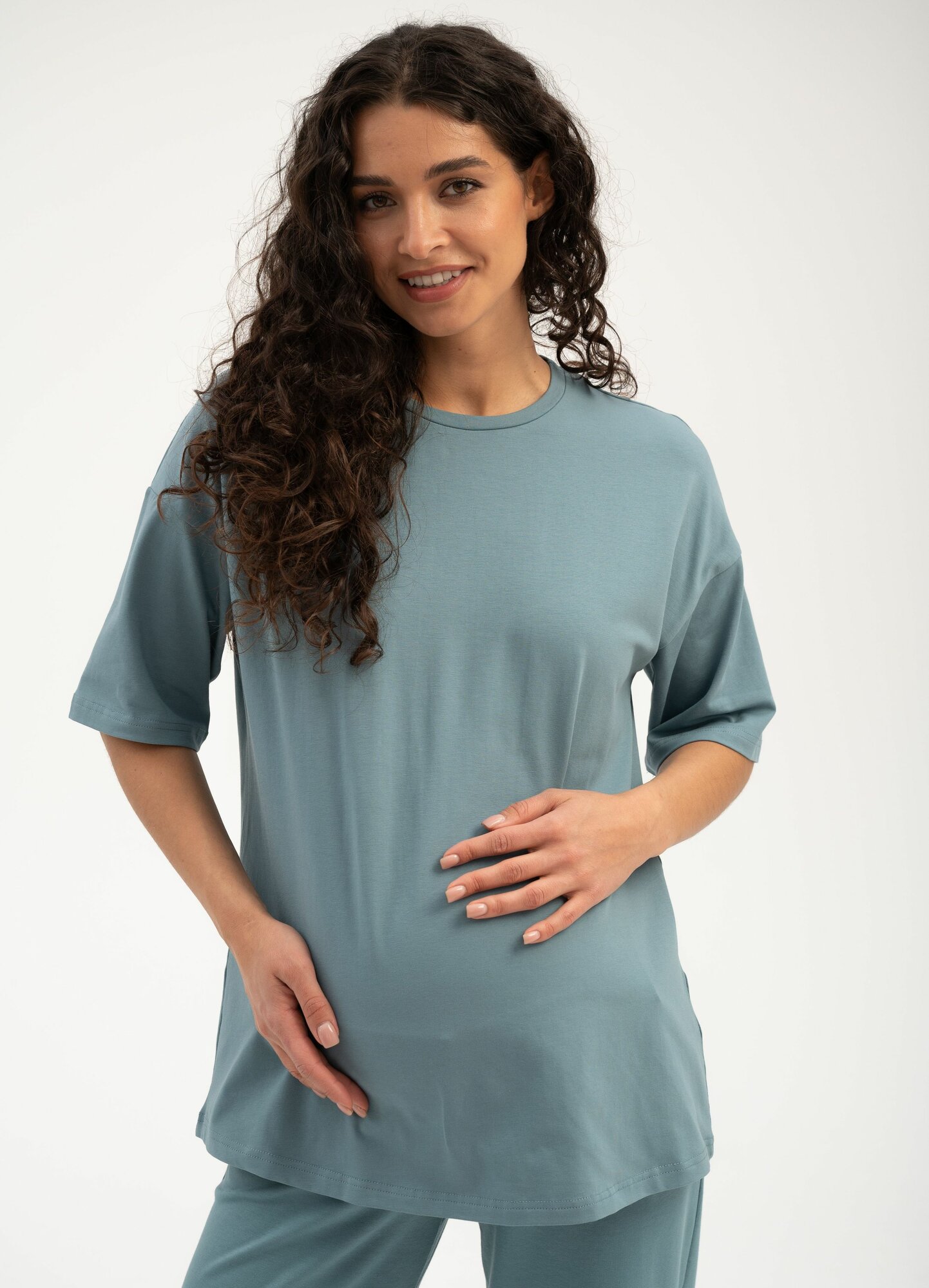 Футболка оверсайз для беременных