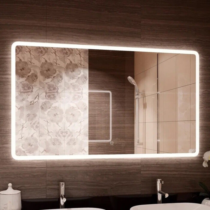 Зеркало CONTINENT Demure 120х80 с подсветкой