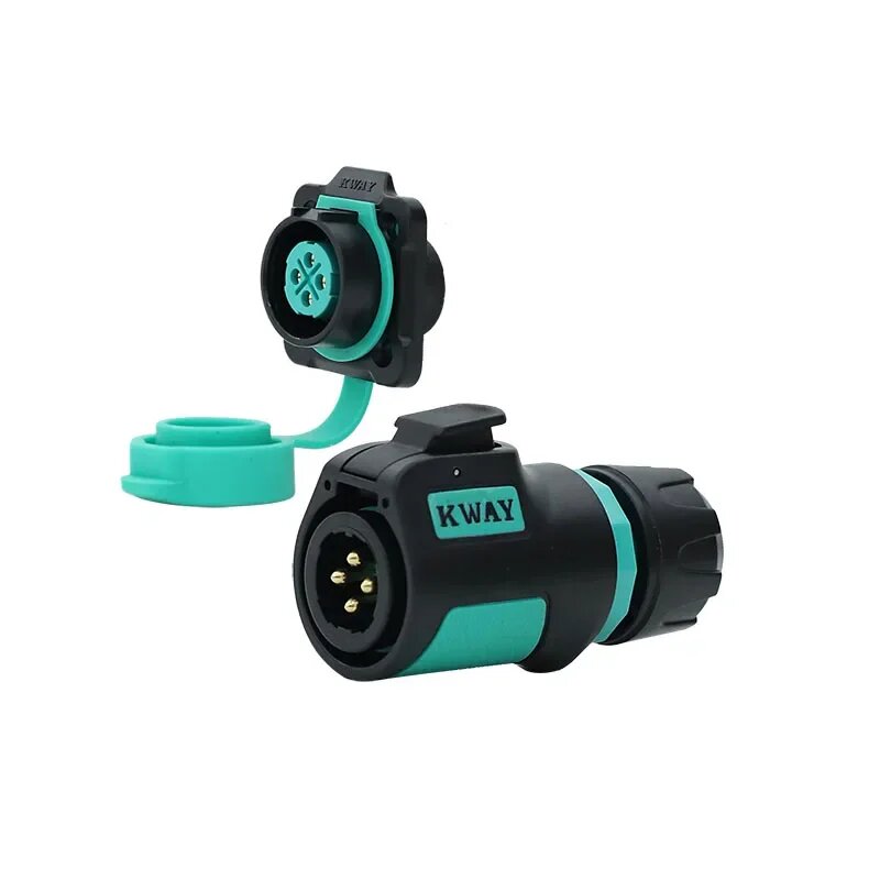 Водонепроницаемый авиационный разъем KWAY 4pin Set