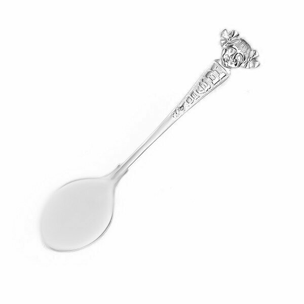Ложка на зубок из серебра 925 пробы, JEWELIN, без вставки, вес - 7.39гр.