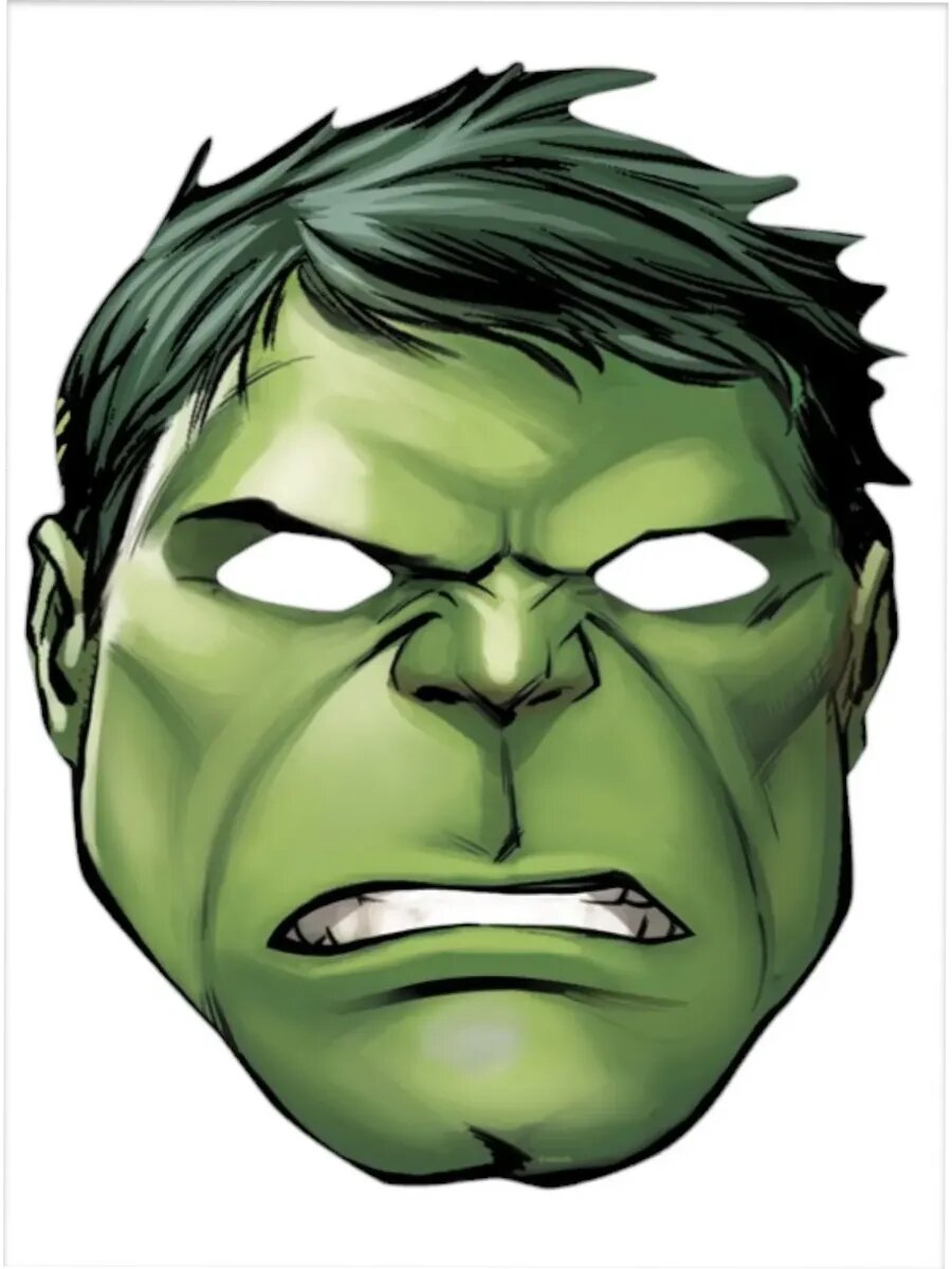 Маска карнавальная Халк