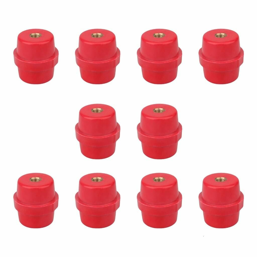 Комплект из 10 высоковольтных и низковольтных изолированных клеммных колодок с отверстиями M8-SM30-8