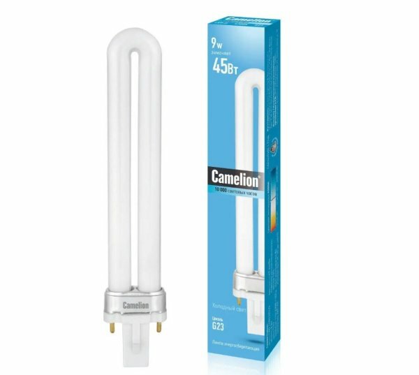 Лампочка для настольных ламп G23x9W/4200К Camelion