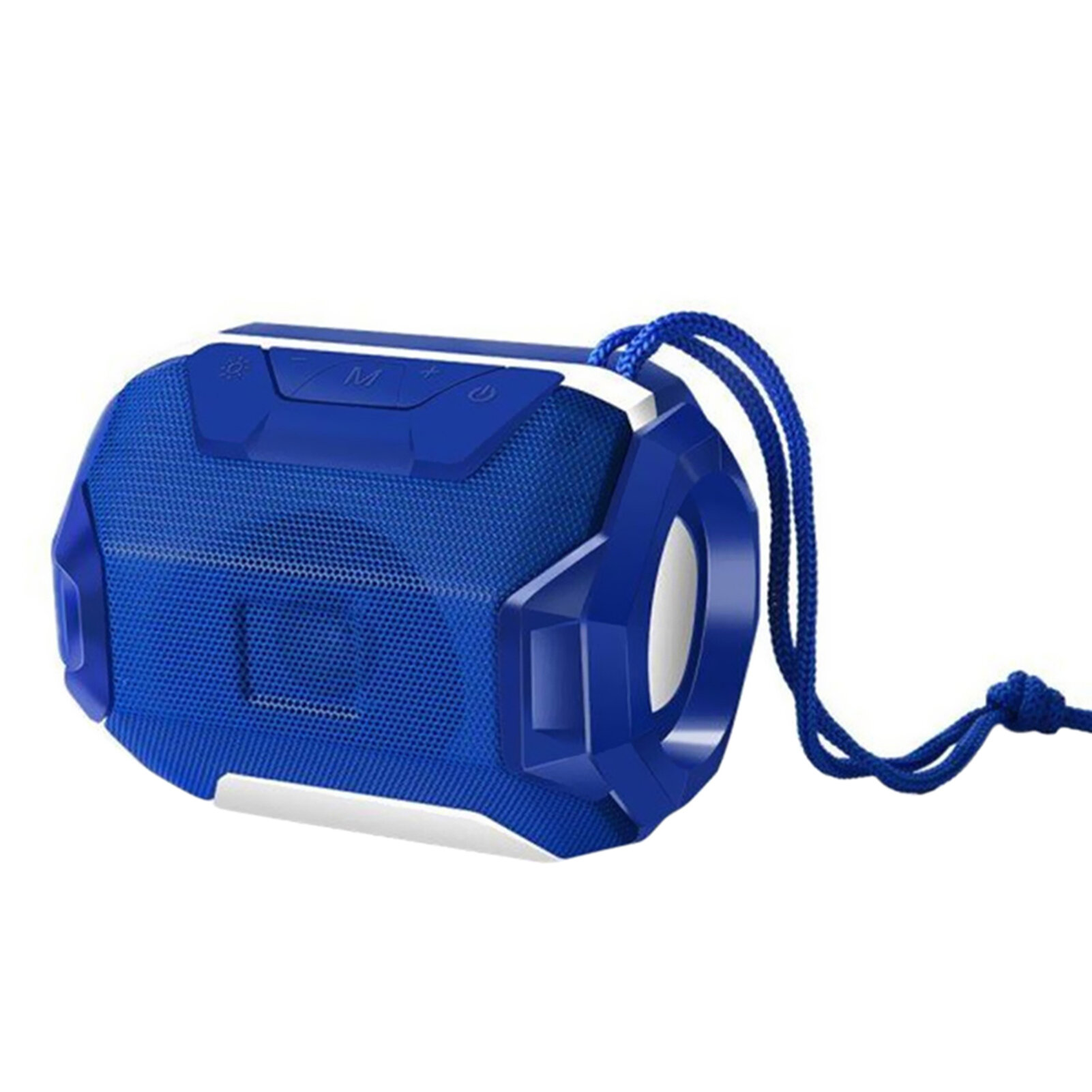 Портативный беспроводной динамик BT с светодиодной подсветкой стерео сабвуфер поддержка AUX TF-карта FM звонок USB питание встроенный 1200mAh аккумулятор цвет синий черный красный серый зеленый