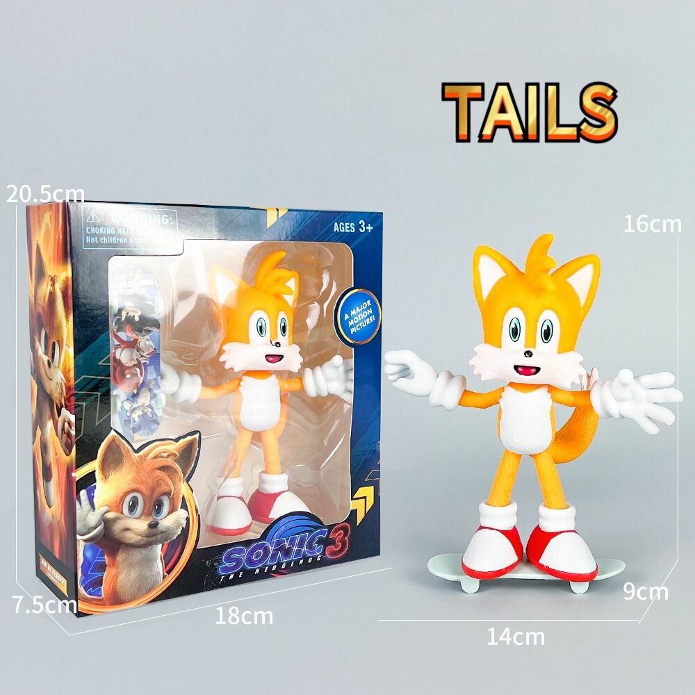 Sonic Super Sonic мышь летающая фигурка аниме кукла модная игрушка