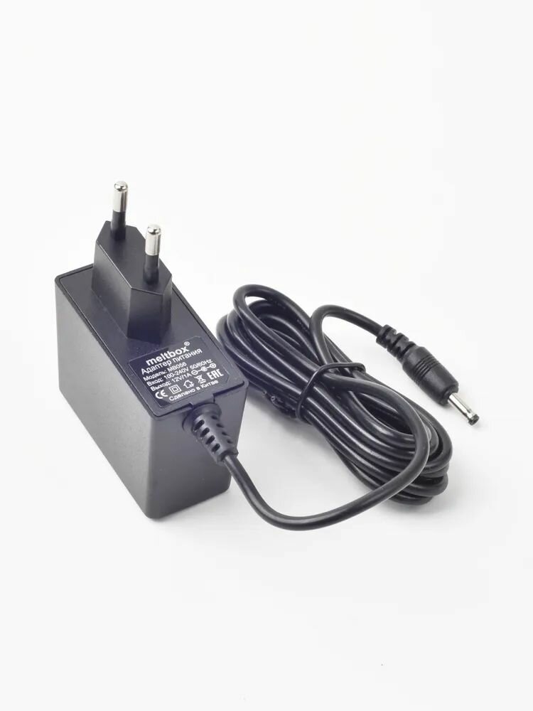 Блок питания AC-DC, 12 В, 1 А, тонкий штекер, для приставок, роутеров, камер, слаботочного оборудования