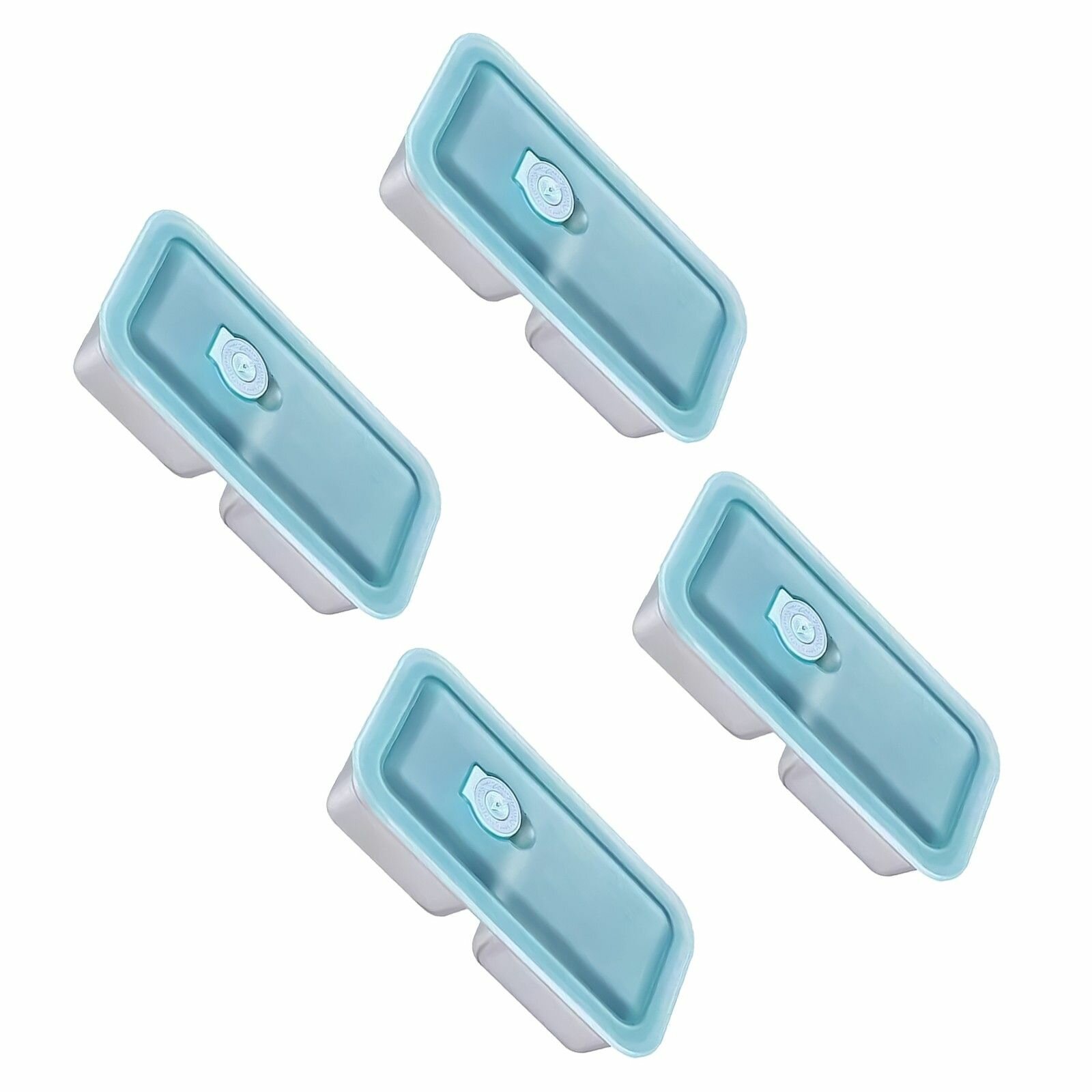 Семейный набор из 4 устойчивых к окислению контейнеров с отделениями