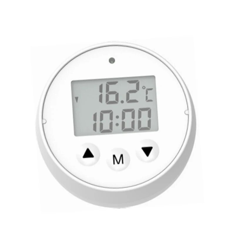 Цифровой термометр для ванны белый, IP67, 10:00