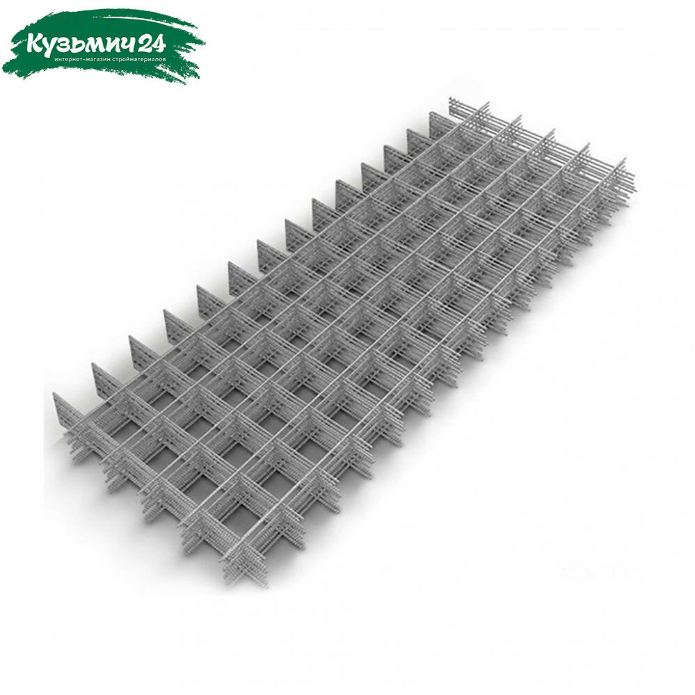Сетка сварная 2000х1000 мм, ячейка 150х150 мм, d 3.7-4 мм, кладочная, 1 шт