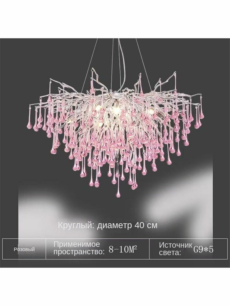 Розовые хрустальные люстрыРозовые хрустальные люстры ，，，