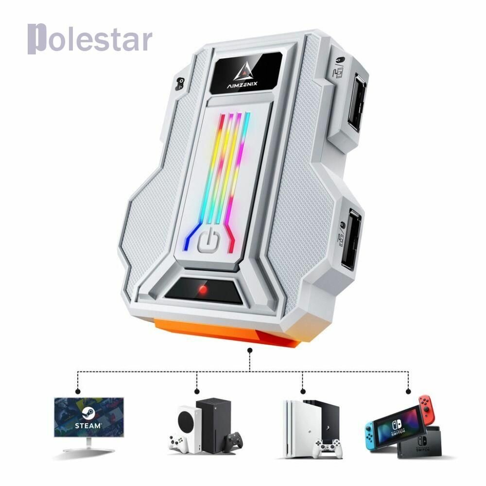 AIMZENIX STRIKER PRO Конвертер Клавиатуры И Мыши Для PS4/PS3/ONE/X360/XSS/XSX Поддерживает 3,5-мм Наушники И Приложения