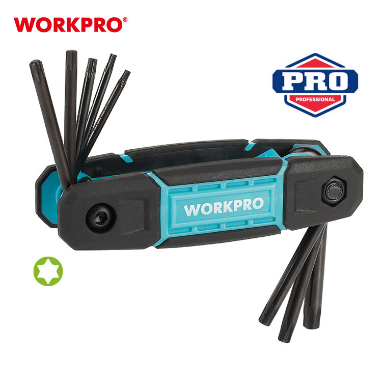 Набор ключей TORX складных 8шт WORKPRO