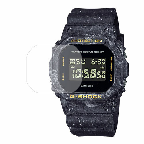 Скрин Мобайл защитный экран для часов Casio DW-5600WS-1 из гидрогелевая плёнка прозрачная
