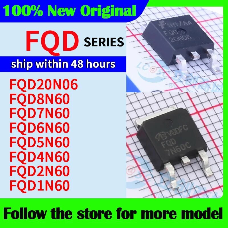 Электронные компоненты FQD FQD5N60