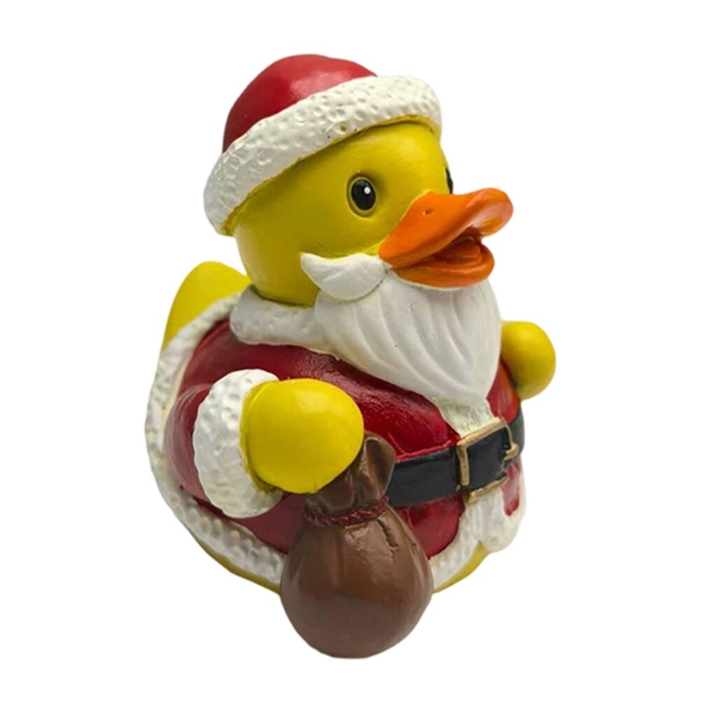 Resin Duck Figurines Statue Tabletop Ornament Collectible Figurines Animal Sculptures Home Office Desk Car Decorations