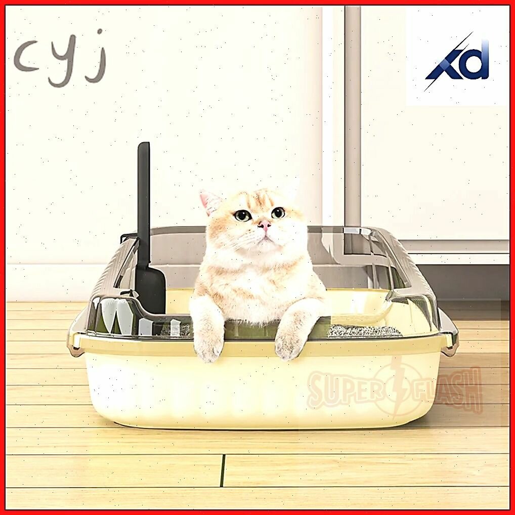 Эксклюзивный лоток для кошки большой комплектуется совком