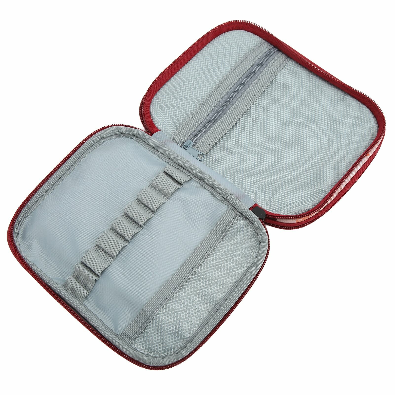 Сумка для вязания крючком с узором пятнистый олень 600D, ткань Оксфорд, портативная сумка для вязания большой емкости, двухслойная, из мягкого прочного материала