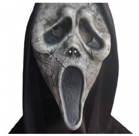 Маска "Крик ужаса" для Хэллоуина Латексная 4 цвета Косплей/NPC/Вечеринки, День всех святых