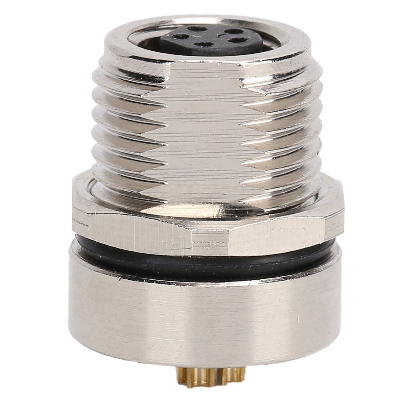 M8FS5 Панельная розетка M8 IP67 Водонепроницаемый разъем-адаптер с 5-контактным штекером