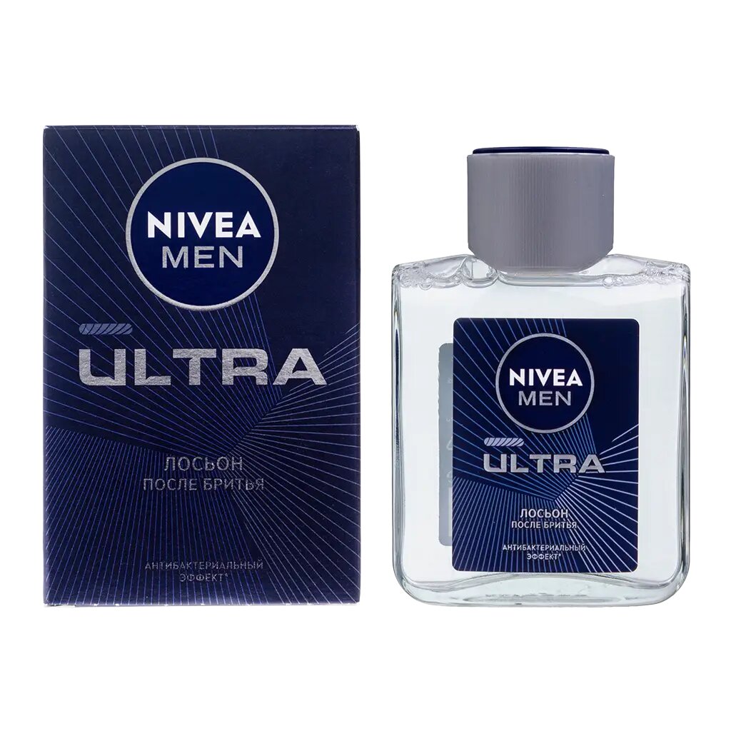 Nivea Men Лосьон после бритья Ultra антибактериальный 100 мл 1 шт